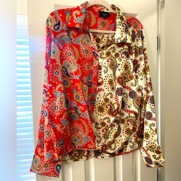 Vici | Tops | Vici Satin Top | Poshmark